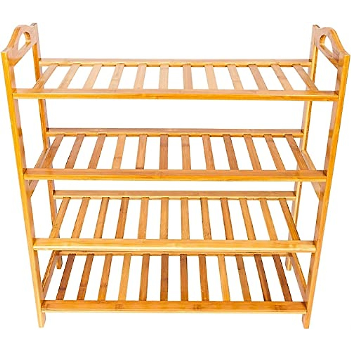 4 Tier Shoe Rack Stackable Shoe Rack Storage Organizer for Entrance Hallway and Closet