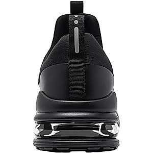 LARNMERN Non Slip Work Shoes for Men Kitchen Chef Slip Resistant Shoe Waterproof Food Service Restaurant Slip on Sneakers Walking and Casual Air Cushion Working Footwear(Black/10.5)