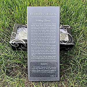 Rosleanny Crystal Garden Suncatcher Hanging Crystals Ornament for Window Rainbow Maker Prisms Home Decor Gift Boxed Sun Catcher Gift Idea for Mom Friends Grandma,Butterfly