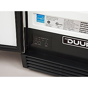 DUURA DI50 60Lb Premium Energy Star Clear Ice Cube Maker Machine for Built-in Undercounter or Freestanding Household Residential or Commercial Use, 15 Inch Wide, Silver