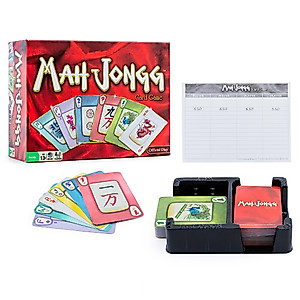 Continuum Games Mah Jongg Card Game Gold Standard Edition for Family Fun - American & Chinese Rules Great Gift for Teens & Adults Portable & Easy to Learn with Stunning Artwork Not Just Tiles