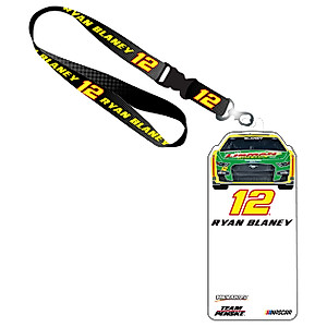 R and R Imports Ryan Blaney #12 Nascar Credential Holder with Lanyard New for 2022