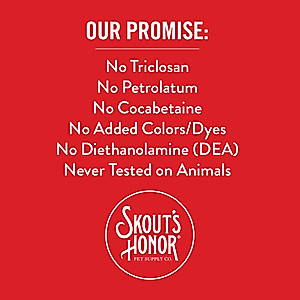 Skout's Honor Flea + Tick Shampoo for Dogs - Natural Peppermint & Cedarwood Formula, Protects from Fleas, Ticks, and Mosquitos, 16 oz