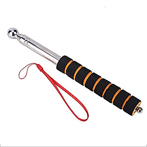 mumisuto Home Inspection Hammer, Telescopic Shockproof Empty Drum Hammer Portable Tile Hollow Inspection Tool with Sponge Handle For House Decoration Inspection, 130CM
