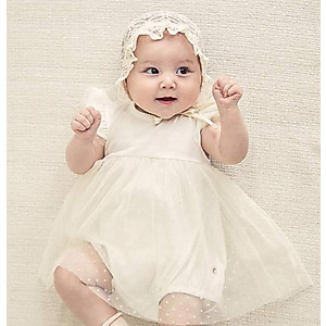 Baby Girl Toddlers Breathable Lacy Bonnet Eyelet Cotton Adjustable Sun Protection Hat