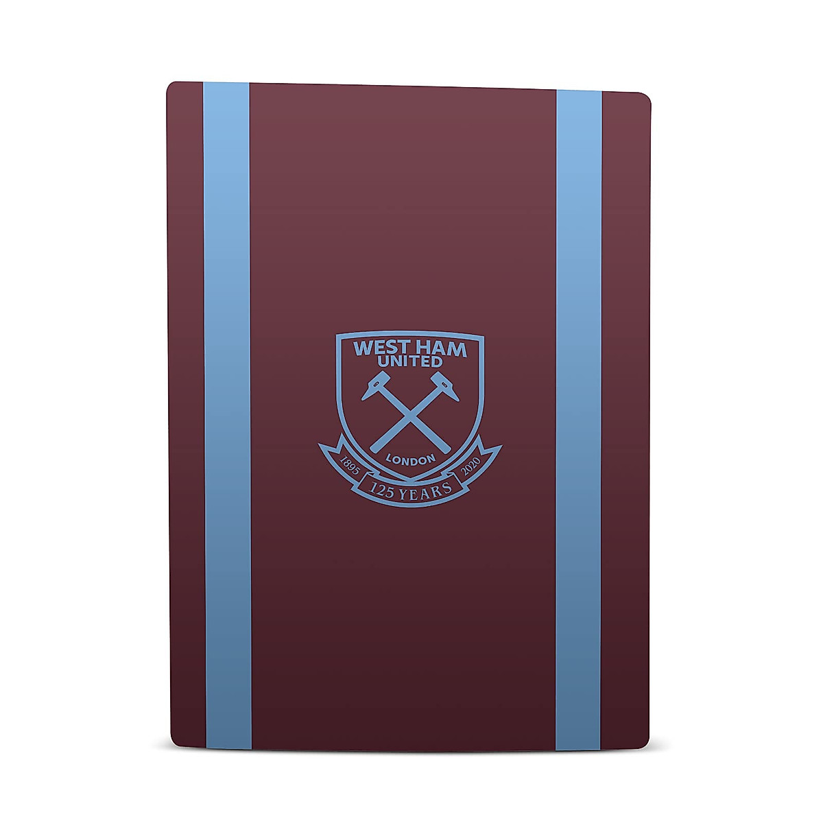 Head Case Designs Officially Licensed West Ham United FC Jersey 2020/21 Home Kit Vinyl Faceplate Gaming Skin Decal Compatible With Sony PlayStation 5 PS5 Digital Edition Console & DualSense Controller