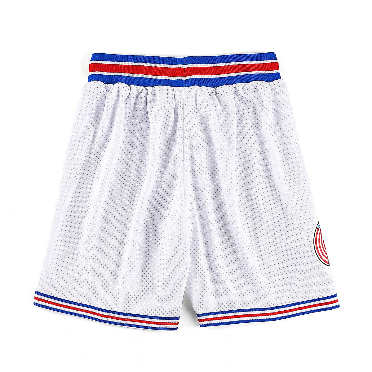 brand Mens Space Movie Basketball Shorts T Squad Shorts White S