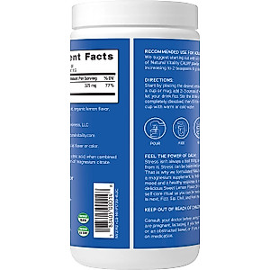 Natural Vitality Calm, Magnesium Supplement, Anti-Stress Drink Mix Powder, Gluten Free, Vegan, & Non-GMO, Sweet Lemon, 16 oz