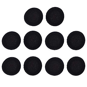 5 Pairs (10pcs) Ear Cushions 10 x 35mm Foam Pads Ear Pad Sponge Earpad Headphone Cover for Headset 1.4inch 3.5cm
