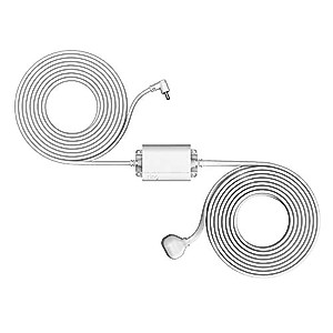 Indoor/Outdoor Power Adapter Barrel Plug for Ring Stick Up Cam Plug-In - White