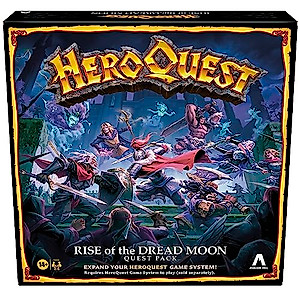 HeroQuest Rise of The Dread Moon Quest Pack, Requires HeroQuest Game System to Play, Roleplaying Games for 2-5 Players, Ages 14+