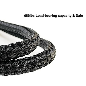 Multi-Strand Ropes for Replacement Pack of 2 Saucer Tree Swing Ropes Support 680lbs 71in Length Adjustable Hanging Ropes for Tree Round Swing