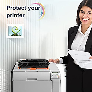 TESEN Remanufactured Toner Cartridge Replacement for HP 305X CE410X 305A CE410A CE411A CE412A CE413A Toner High Yield for HP Pro 400 MFP M475dn M475dw M451nw M451dn M451dw M375nw Printer