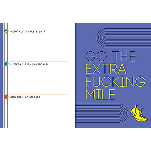 2023 No F*cking Excuses Fitness Tracker: 12-Month Planner to Crush Your Workout Goals & Get Shit Done Monthly (Thru December 2023) (Calendars & Gifts to Swear By)