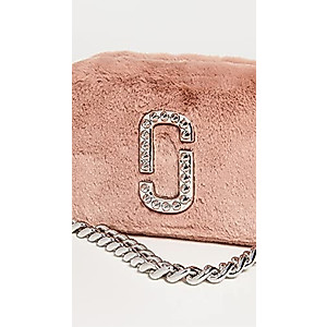 Marc Jacobs Women's The Plush Snapshot, Fluffy Rose, Pink, One Size