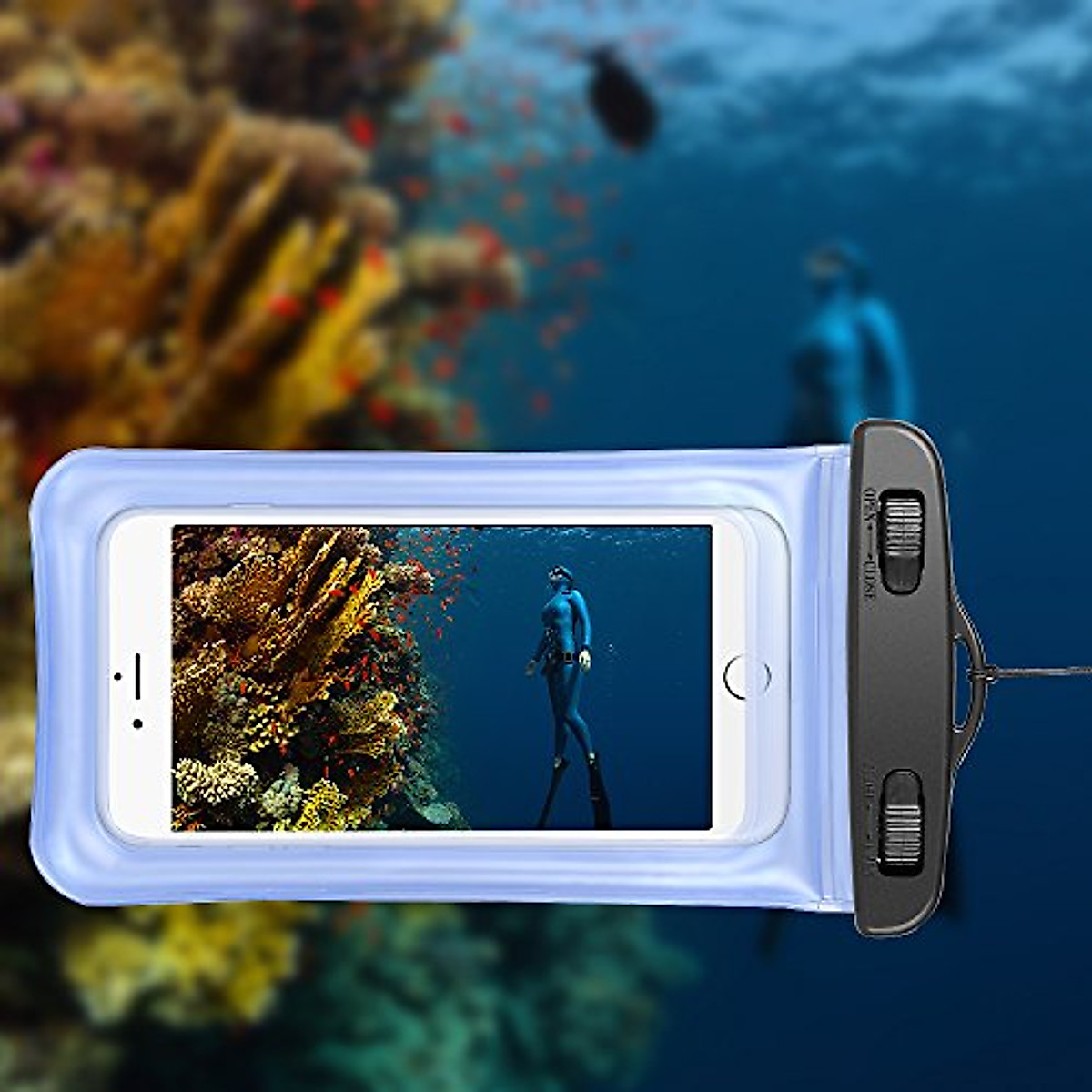 Floating Waterproof Pouch for Samsung Galaxy Note 20 Ultra S20 S21 S22 S23 Ultra S21+ S20 Plus S21 FE Note 10 Plus Lite 9 S10 Plus A53 5G, A13 5G, A52 5G, A42 5G Underwater Phone Case Dry Bag Black