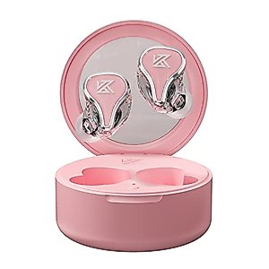 KZ Wireless Earbud Bluetooth in Ear Headphone with Microphone Hybrid Technology Earphone Stereo Sound Headset Touch Control with Charing Case Compatible with Apple&Android (SK10)
