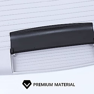 Abaodam 2 pcs computer keyboard case office drawer white office desk plastic trays storage drawers for desk keyboard stand for desk hidden keyboard shelf Miscellaneous tray corner