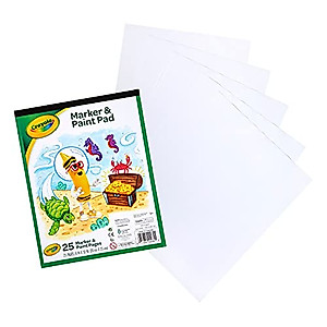 Crayola Marker & Paint Pad, Art Supplies for Kids, 25 Pages