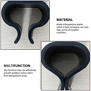 10pcs Sofa Furniture Clip Outdoor Furniture Clips Outdoor Furniture Clamps Wicker Furniture Clamps Sectional Sofa Alignment Clamps Wicker Furniture Alignment Clips Patio Sofa Clips