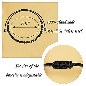 Confirmation Sponsor Secret Message Morse Code Bracelet For Women Sponsor Confirmation Thank You Gift (Badass Sponsor)