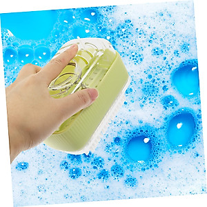 Cabilock 4pcs Box Soap Foaming Box Bubble Soap Bathroom Soap Dish Soapdish Soap Foaming Container Soapbox Bar Soap Soaps Travel Soap Case Laundry Soap Dispenser Pp Roller Laundry Brush