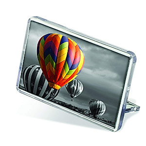 Adventa Personalised Photo Fridge Magnet, Takes 45 x 70mm or 1-3/4 x 2-3/4" Print, Clear