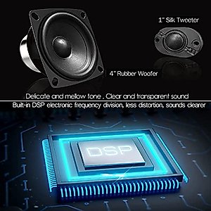 LONPOO Compact Top Loading CD Player Stereo Shelf System, Bluetooth CD Player Home Music System 30W, Digital FM Stereo Radio (NO AM) with Speakers, Headphone Jack丨AUX-IN丨USB Input丨Remote Control