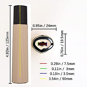 Konatu Knife Handle Japanese Kitcken Knife Repair Handle for Sashimi Knife Natural Wood Handle Replacement