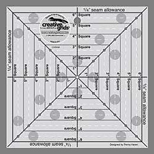 Creative Grids Ruler Square It Up 6.5 Inches