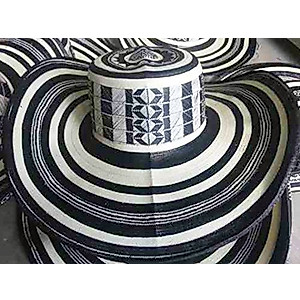 col-p Colombian Hat Sombrero Sinuano 21 Vueltas Made by Colombian Artisans White
