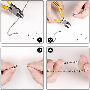 DAYONE Pull Chain Switch Zing Ear ZE-109 Ceiling Fan Switch Ceiling Fan Light Lamp Replacement 2 Pack Nickel