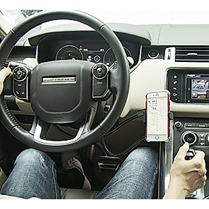 B-Land Cell Phone Holder, Universal Mobile Phone Stand, Lazy Bracket, DIY Flexible Mount Stand with Multiple Function (Black)