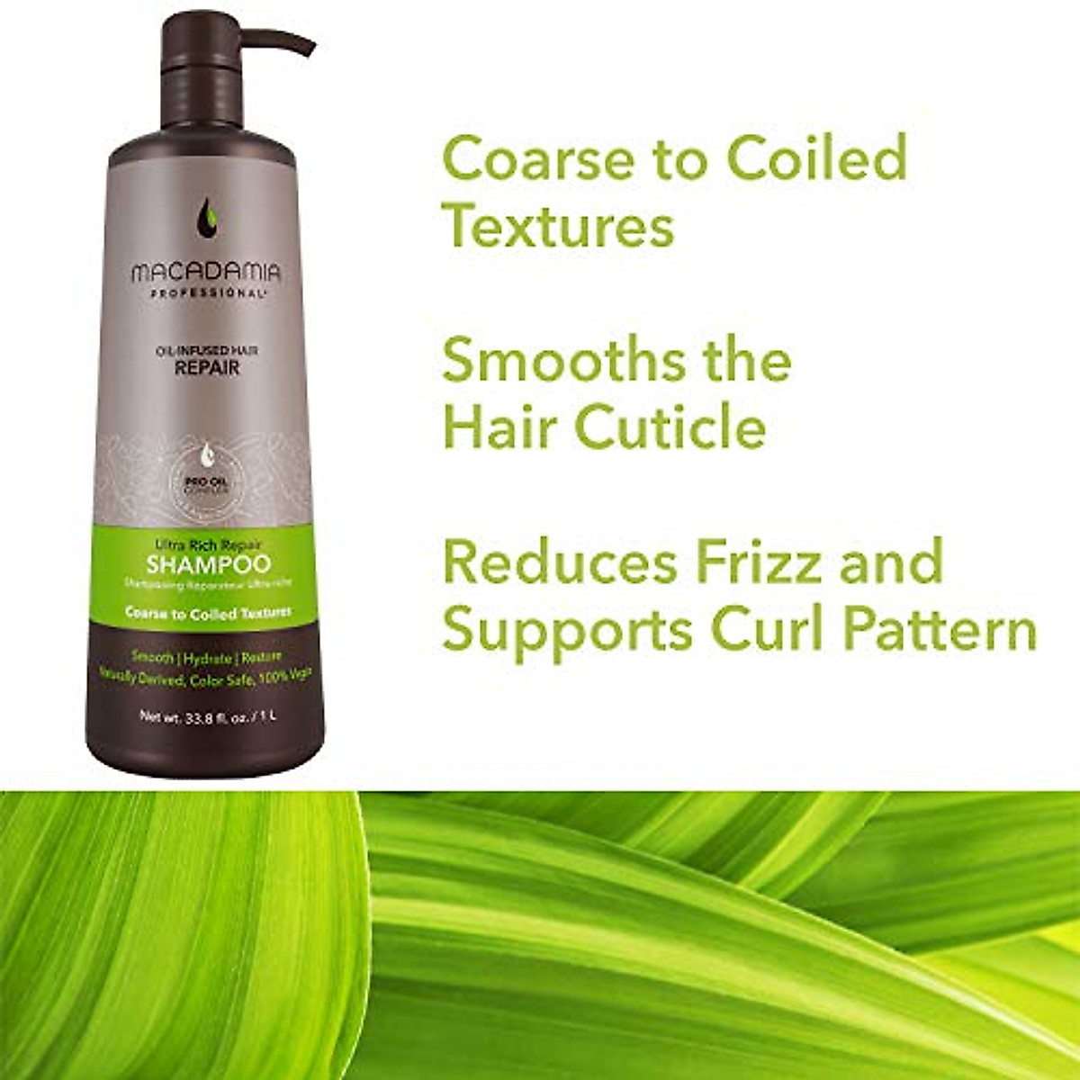 Macadamia Professional Ultra Rich Moisture Shampoo, 33.8 Fl Oz