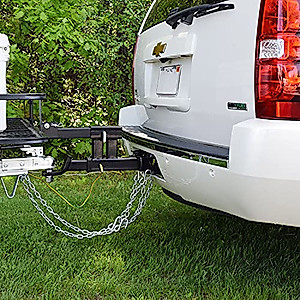 HiTow Dual Hitch Receiver Extension Adapter Trailer Towing Extender (GTW 4,000 lbs)