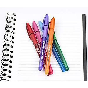 Promarx Tc Ball Pro Grip Fashion Ballpoint Pens, 1.0 mm, Assorted Colored Ink, 6-Count