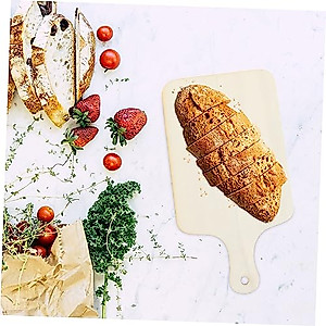 SWOOMEY 3pcs DIY Tray Pizza Serving Board Marble Tray Charcuterie Tray Cutting Board Stand Mini Charcuterie Boards Vegetable Board Chopping Board Wood Breadboard Crafting Chopping Board