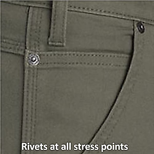 Dickies mens Tough Max Duck Carpenter Pants, Stonewashed Timber, 38W x 34L US