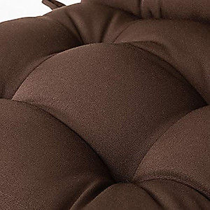 ARTPLAN Outdoor Cushions Loveseat All Weather Chair Cushions Bench Cushions Set of 5 Wicker Tufted Pillow for Patio Furniture