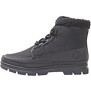 Bass Mens Ridgeback WX Outdoor Rugged Hiking Boot, Black, 10 M