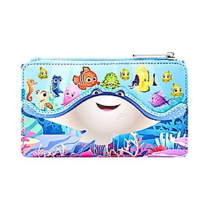 Loungefly Disney: Finding Nemo - Nemo and Friends Wallet with Collectible Bag, Amazon Exclusive