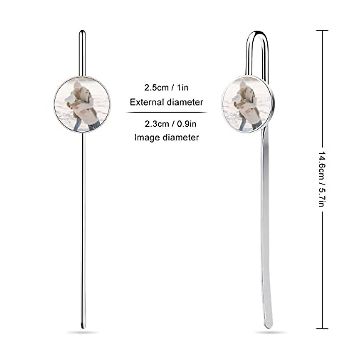 Custom Metal Bookmark Personalized Photo Bookmark Add Your Customized Photo Picture Text Bookmarks Design Standard Size for Women Men Teacher Student Work