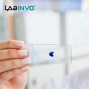 LABINVO Pre-cleaned Frosted Microscope Slide Set, 288Pcs of Dim.75.0X25.0X1.1mm Slides, 45°Corners, Super Grade, Ground Edges, with A Mark Pen, IN-MSP002