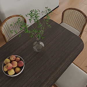 VEELIKE 15.7''x118'' Dark Wood Wallpaper Peel and Stick Removable Waterproof Wood Grain Contact Paper Self Adhesive Decorative Wood Vinyl Wrap for Cabinets Countertops Furniture Shelves Drawer Liners