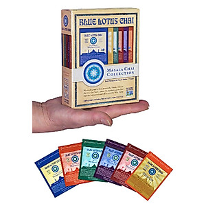 Blue Lotus Chai - Masala Chai Collection - Six Varieties - 0.5 oz each (14.17g)