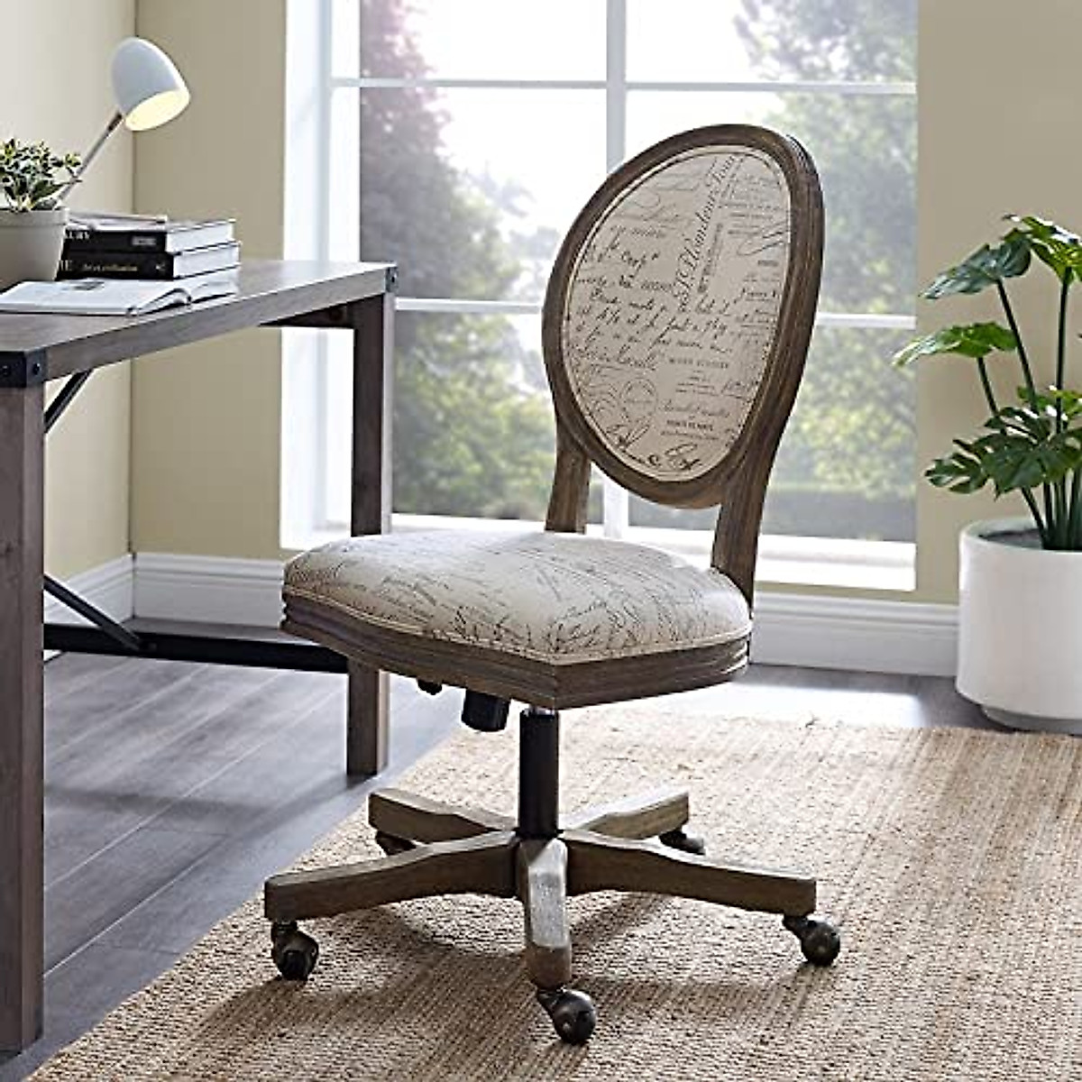 Linon Tess Office Chair Tan