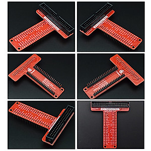 Adeept Raspberry Pi GPIO Breakout, T-Type GPIO Expansion Board +830 Points Solderless Breadboard+65pcs Jumper Cables +40pin Rainbow Ribbon Cable, Raspberry Pi GPIO Expansion Kit