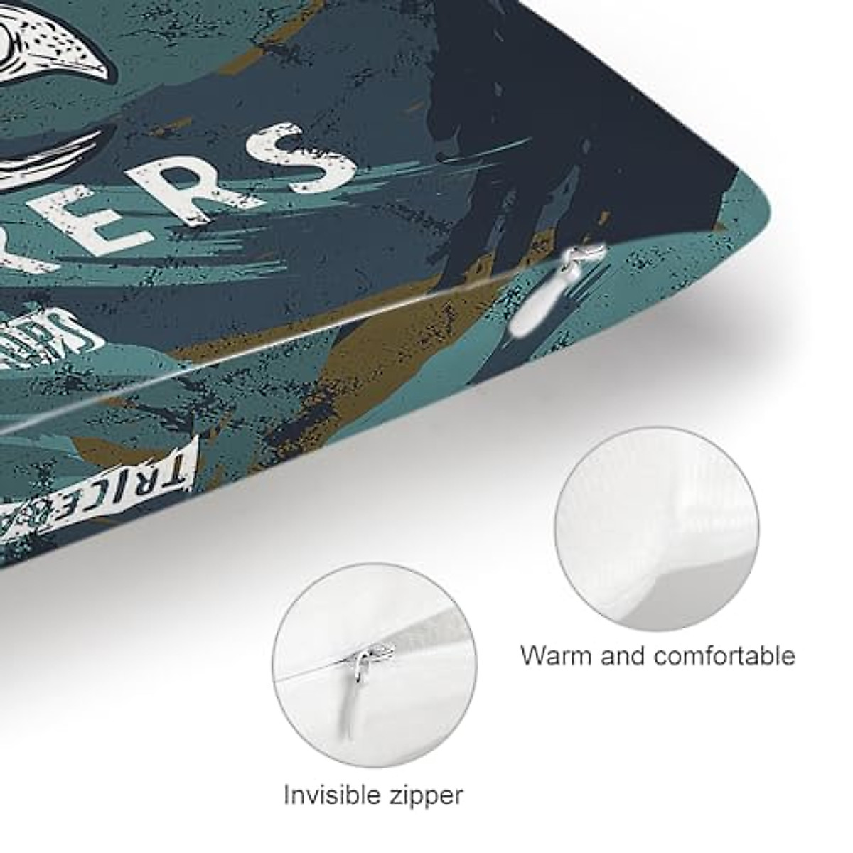 VERSUSWOLF Throw Pillow Cover Abstract Camouflage Dinosaur Rectangular Sofa Pillow Case Cushion Cover for Home Couch Bed Decor 20x36 Inch