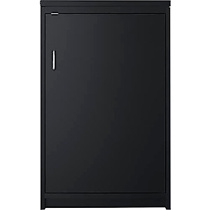 Summit Appliance CWSUITE85G 85" Wide Casework Suite with Beverage Center and Microwave, ADA Height; Trash Receptacle Included; 2.7 cu.ft. Beverage Center; Leveling Legs; Black