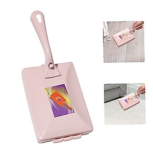 Carpet Debris Brush Double-Roller Sofa Sweeper Handheld Dusting Cleaner Pink Carpet Debris Brush,Double-Roller Cleaning Brush,Carpet dusting Brush,Carpet Sofa Sweeper,Carpet Cleaning Brush